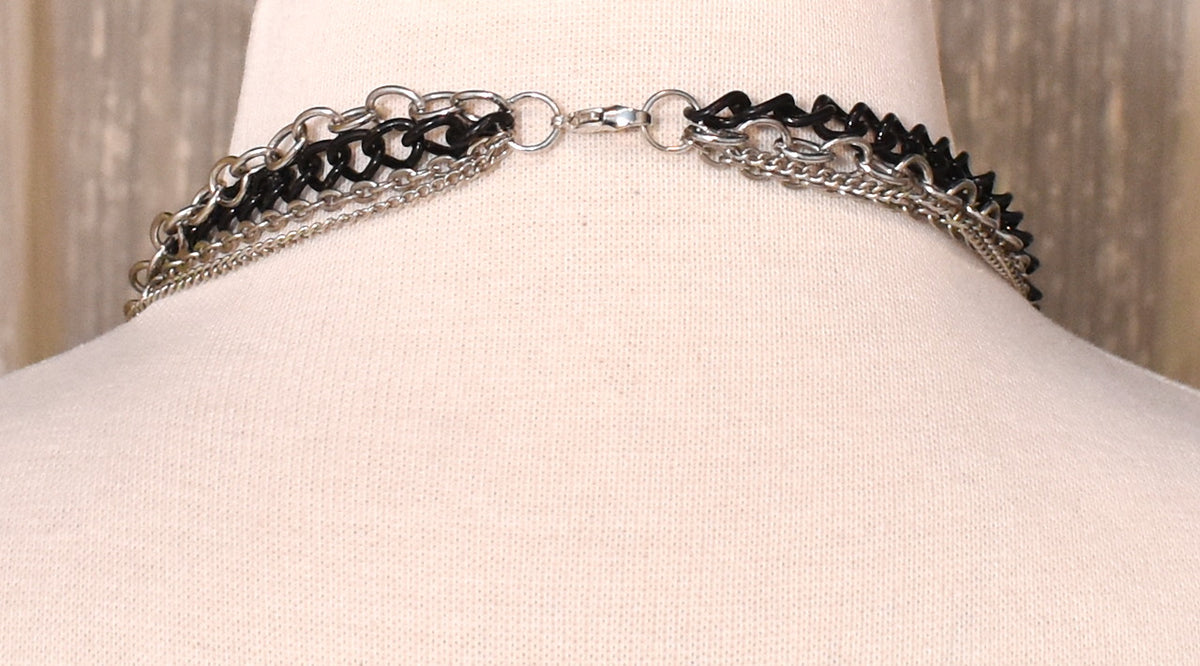 Heavy Metal 4 Strand Chain Necklace – Cats Like Us