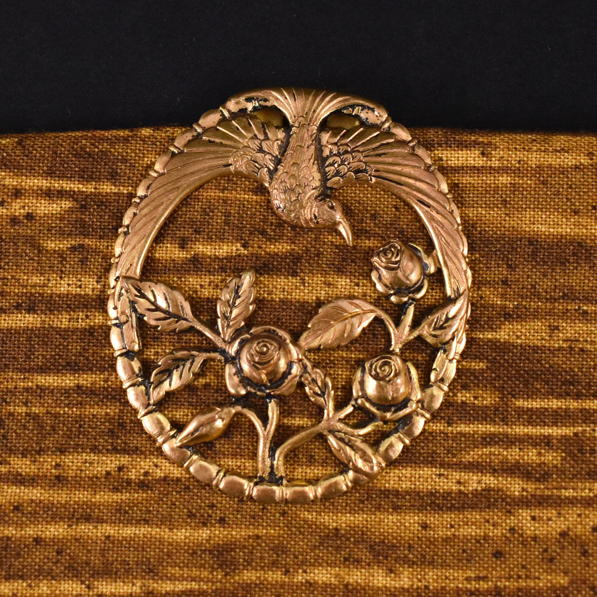 Soaring Bird & Roses Fur Dress Scarf Clip – Cats Like Us
