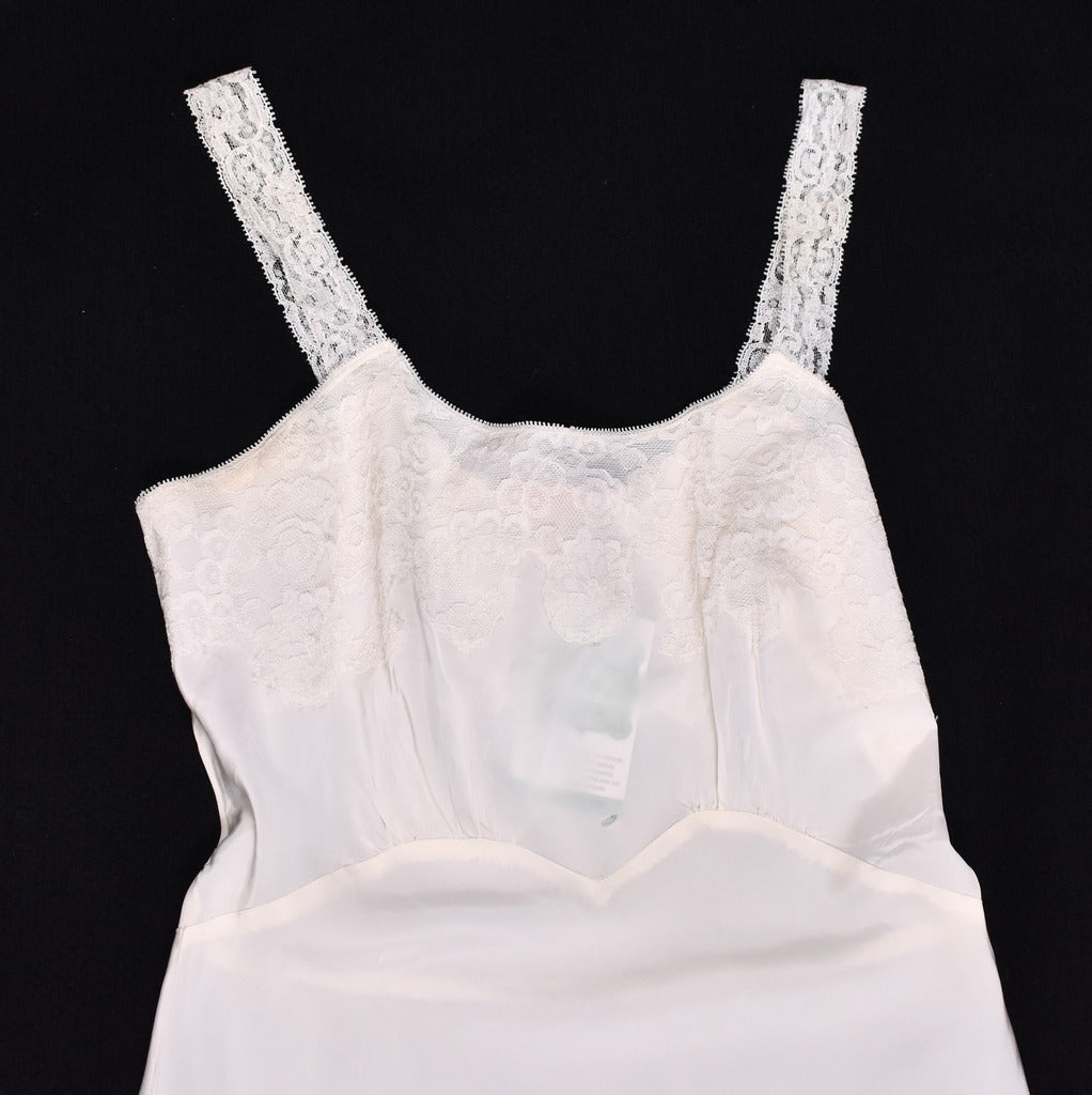 1950s Cream Lacy Strap Full Slip – Cats Like Us