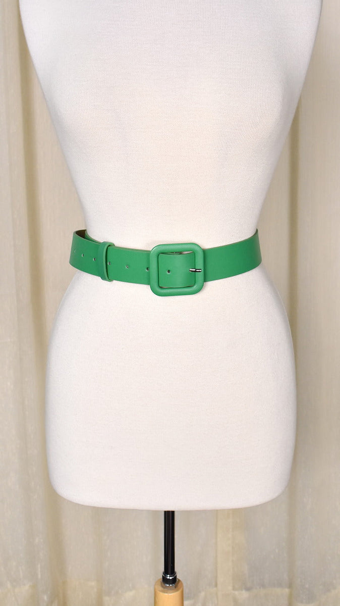 Green Classic Belt – Cats Like Us