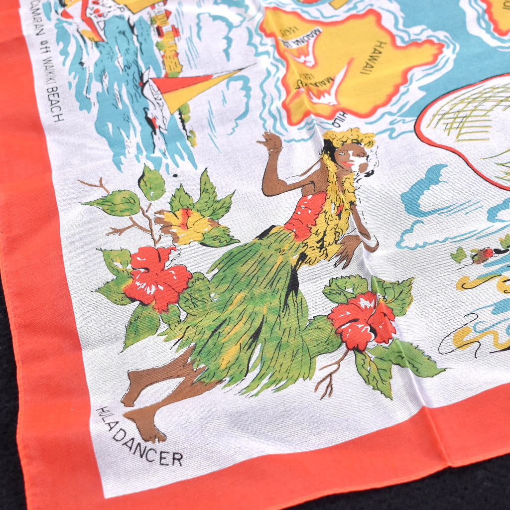 Hawaiian Islands Tiki Vintage Scarf – Cats Like Us