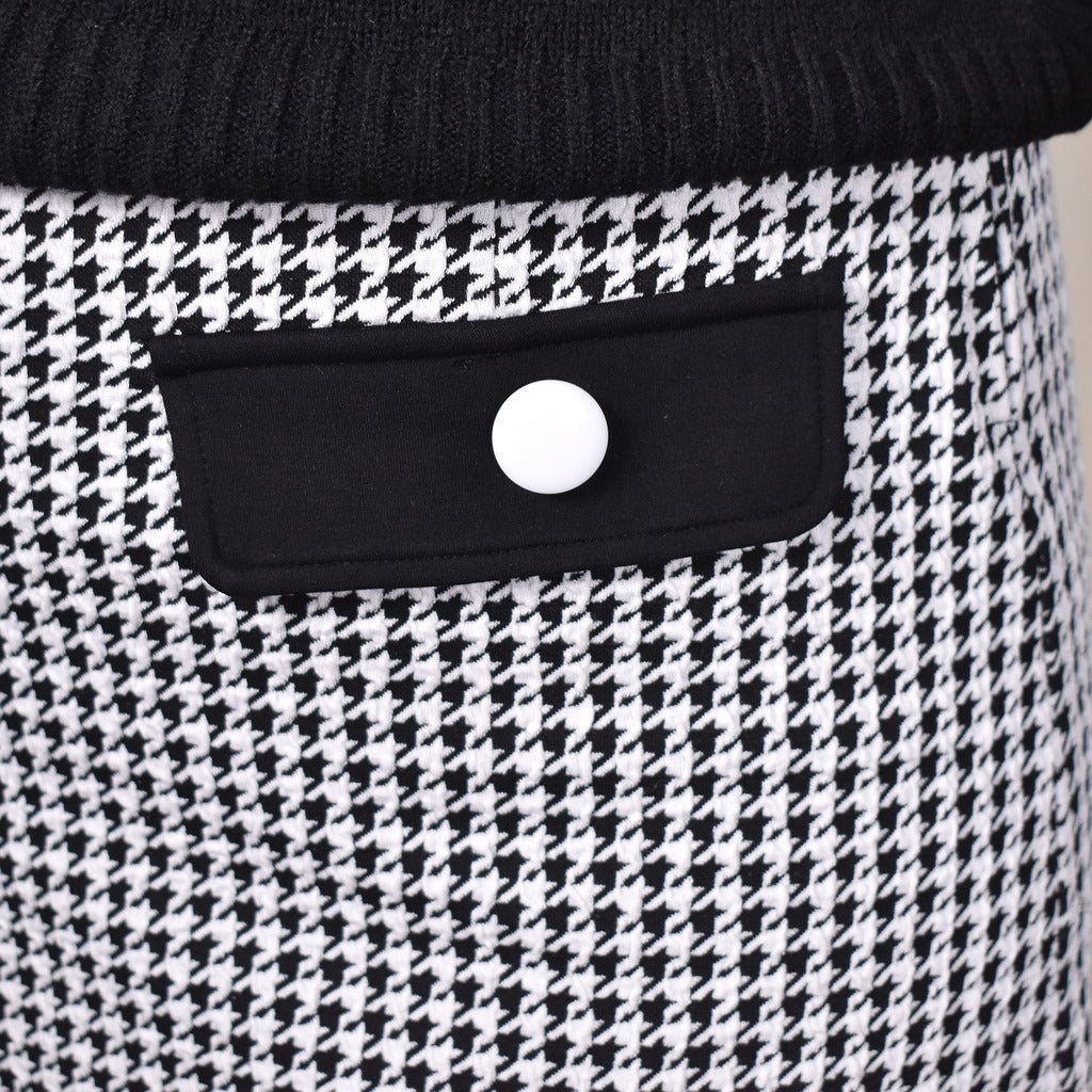 Houndstooth Cathy Mini Skirt – Cats Like Us