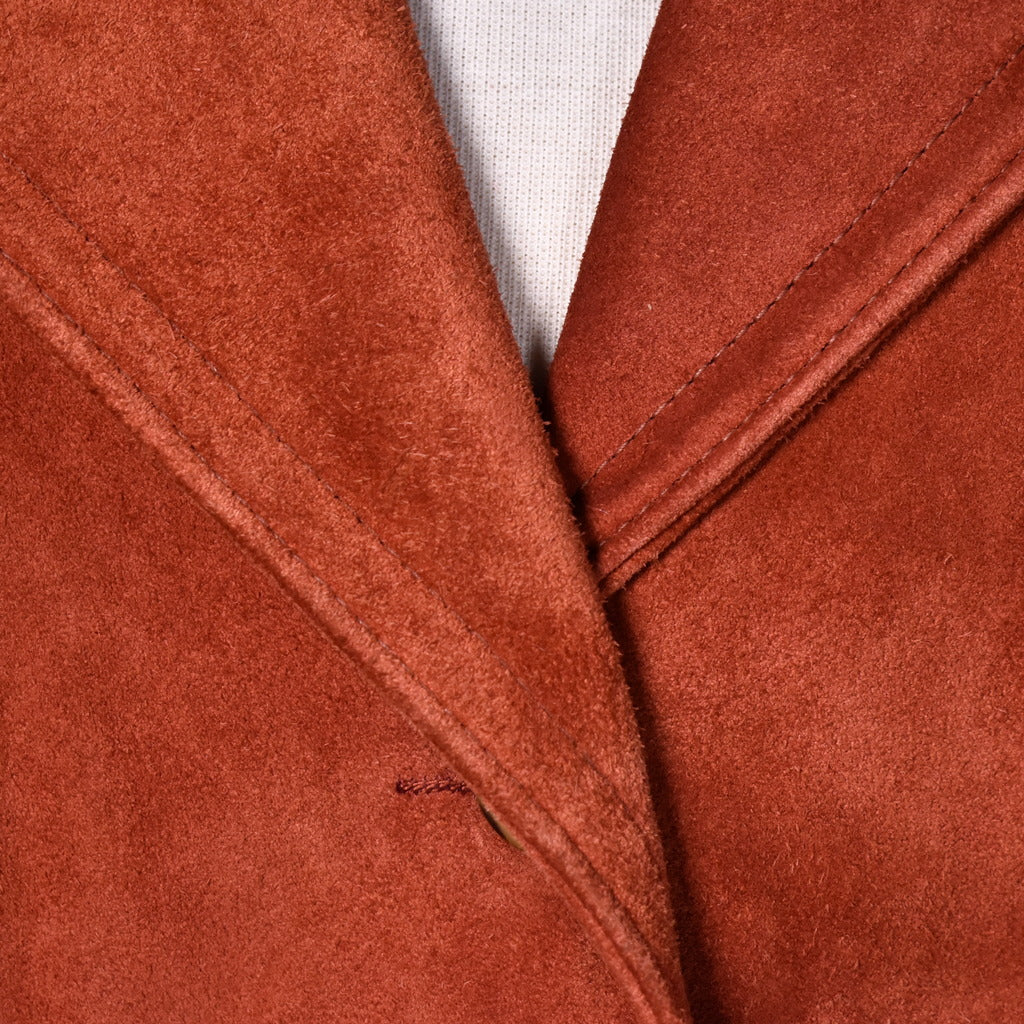 NWT Vintage 1980s Rust Suede & Leather Blazer Jacket – Cats Like Us