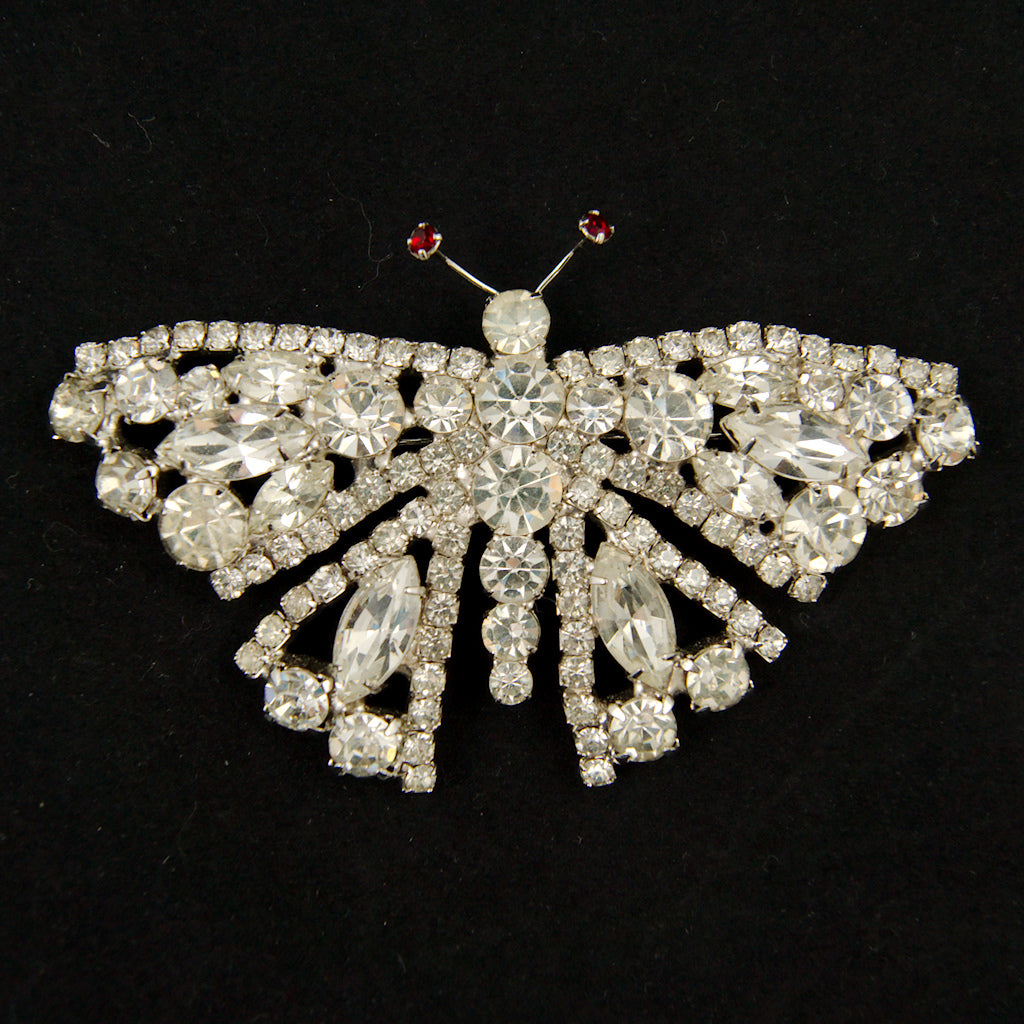 Rhinestone Butterfly Brooch – Cats Like Us