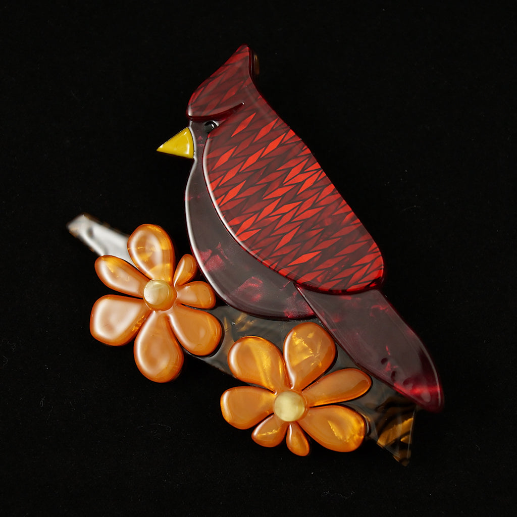 Ruby Cardinal Brooch Pin – Cats Like Us