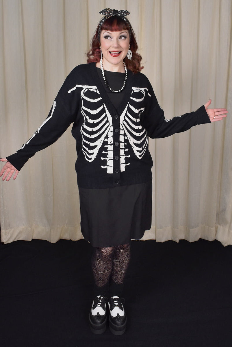 Snuggly Skeleton Cardigan – Cats Like Us