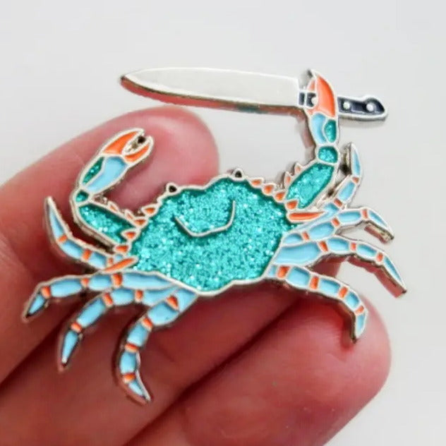 Stabby Crabby Pin – Cats Like Us