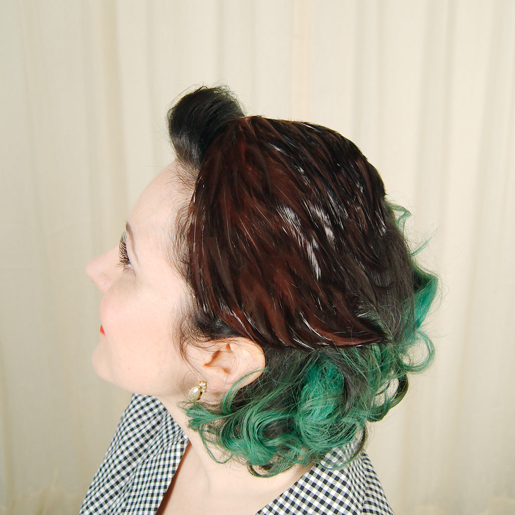 Vintage 1950s Feather Crescent Hat – Cats Like Us